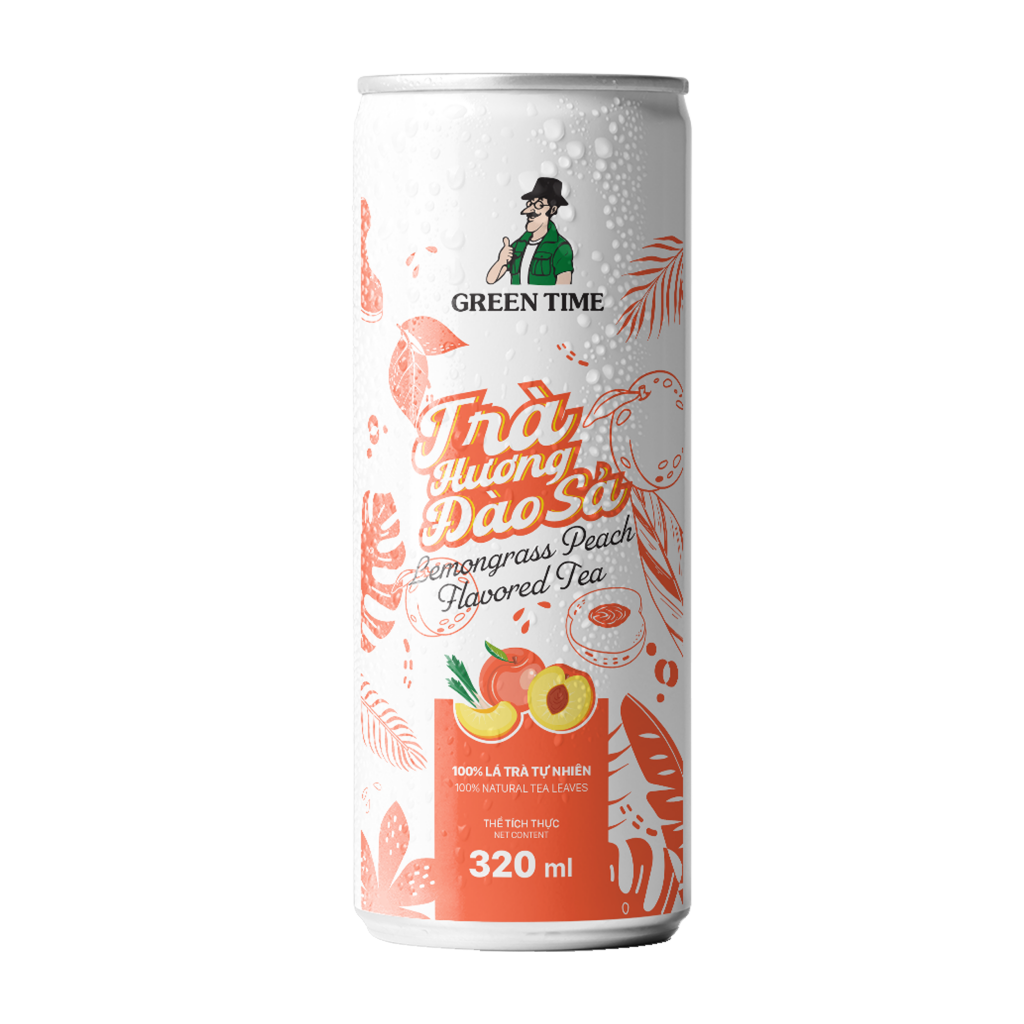 Green Time - Trà Hương Đào Sả - King Car Việt Nam